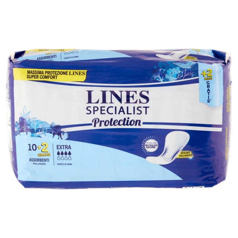 Sanitary pads, Lines Specialist Protection, 12 pieces | Mega