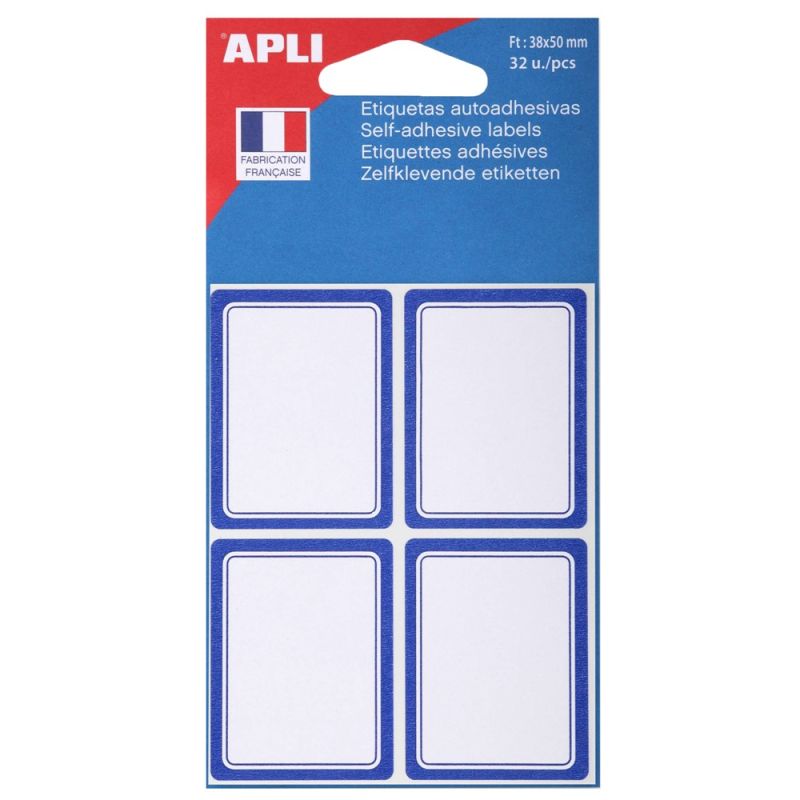 Adhesive labels. Apli. white. 38x50 mm. 1 pack | Megatek