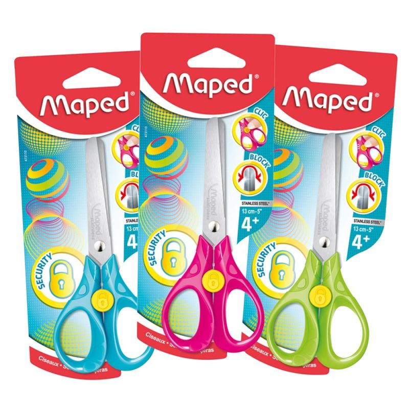 Scissors for children. Maped. metal. plastic. different. 13