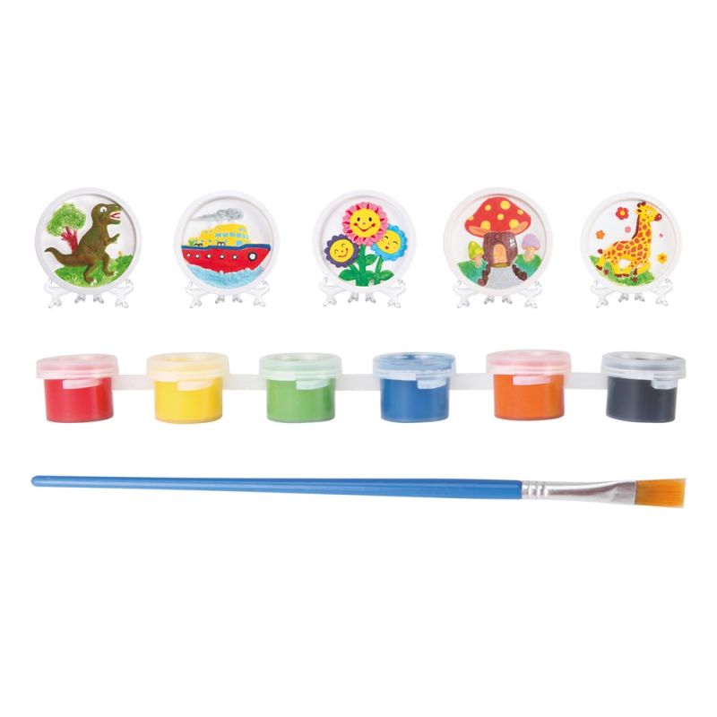 Set bojra uji me penel për fëmijë, me figura, 6 ngjyra | Meg