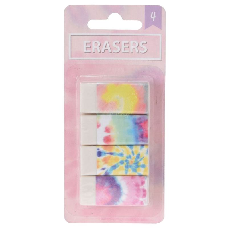 Erasers set. 4 pieces. mixed. 1 pack | Megatek