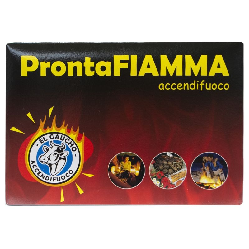 Fire igniter, ProntaFiama, wood, beige, 40 cubes | Megatek