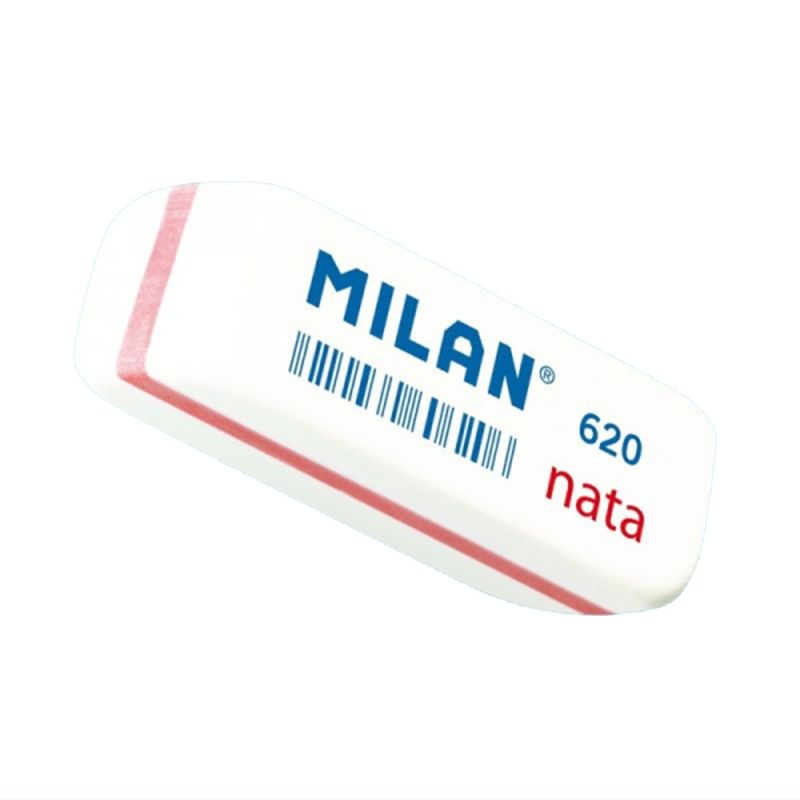 Pencil eraser, Milan, eraser, 5.6x1.9x1.2 cm, assorted, 1 pi