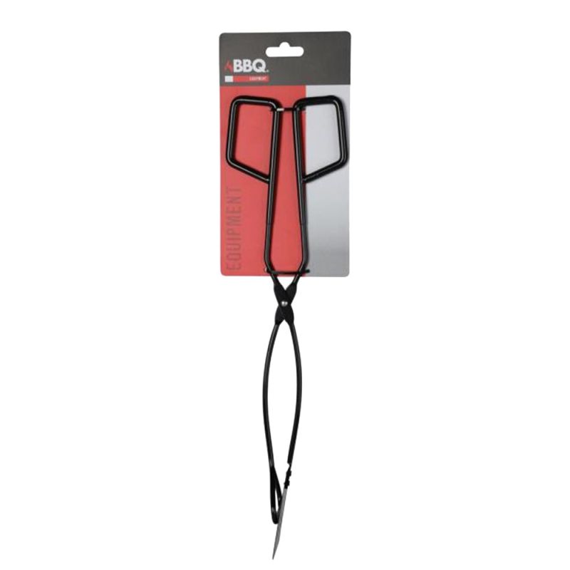 Barbecue clamp, BBQ, metal, 41.5 cm, black, 1 piece | Megate