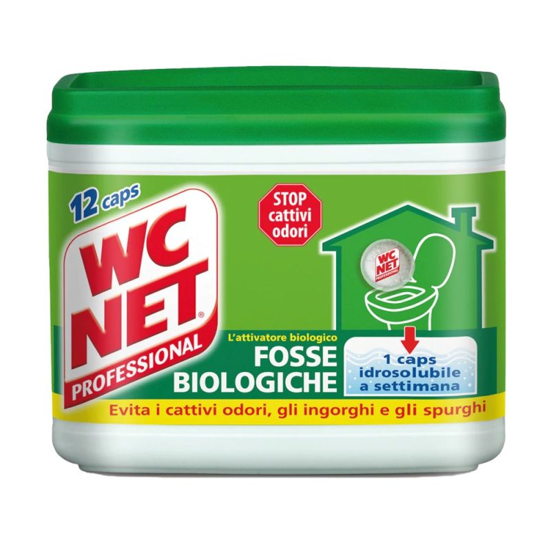 Toilet sanitizer, Wc net, 12 capsules, 1 pack | Megatek