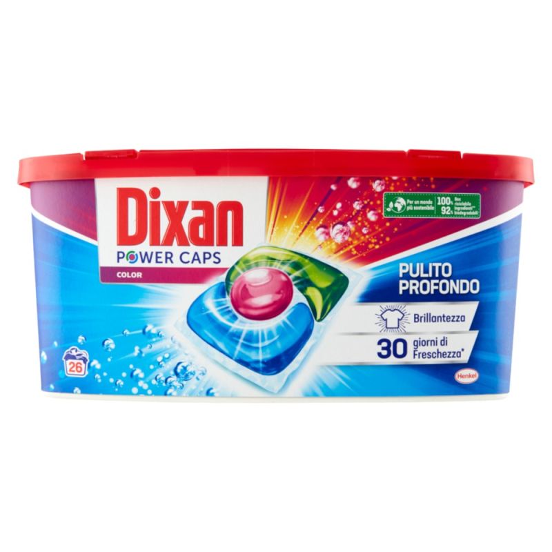Capsule detergent for clothes, Dixan, color, 26 capsules, 1