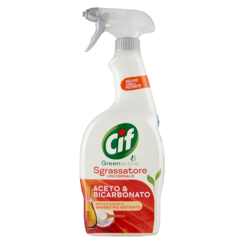 Cif detergent, grease remover, vinegar & soda, 650 ml, 1 pie