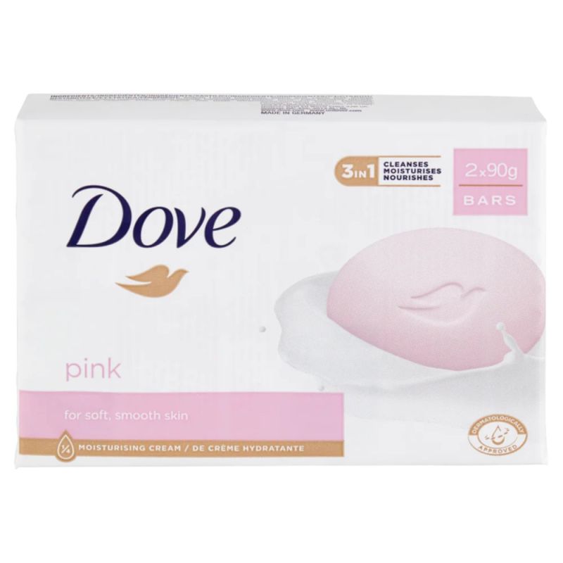 Solid soap, Dove, pink, 2x90 gr | Megatek