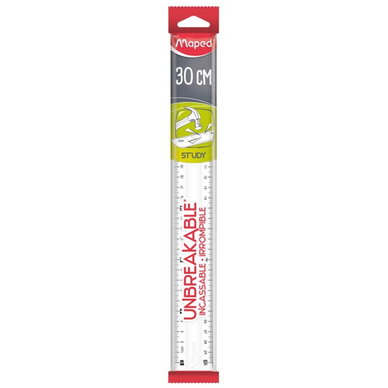 Ruler, Maped, Study, plastic, 30 cm, 1 piece | Megatek