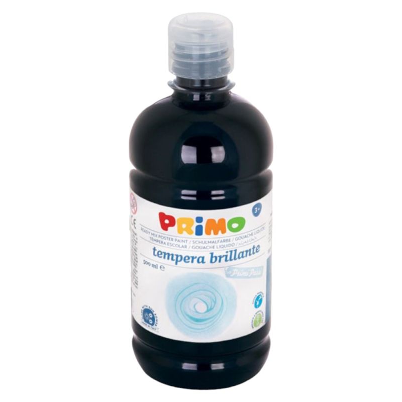 Tempera, Primo, black, 500 ml, 1 piece | Megatek