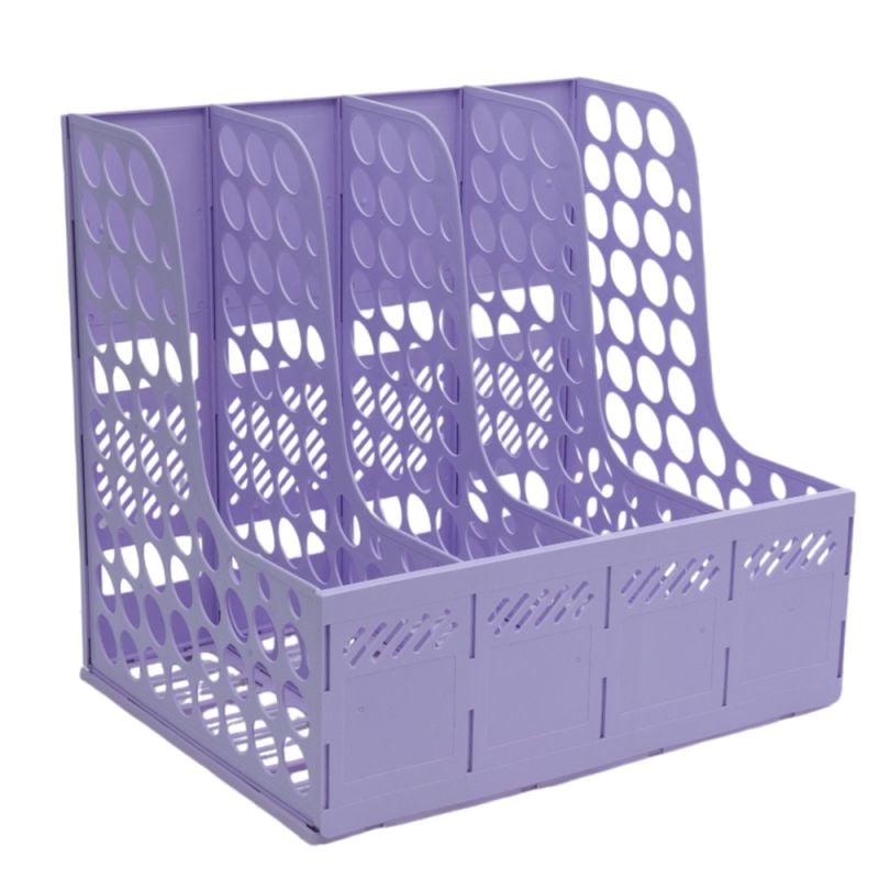 Document holder, plastic, purple, 1 piece | Megatek