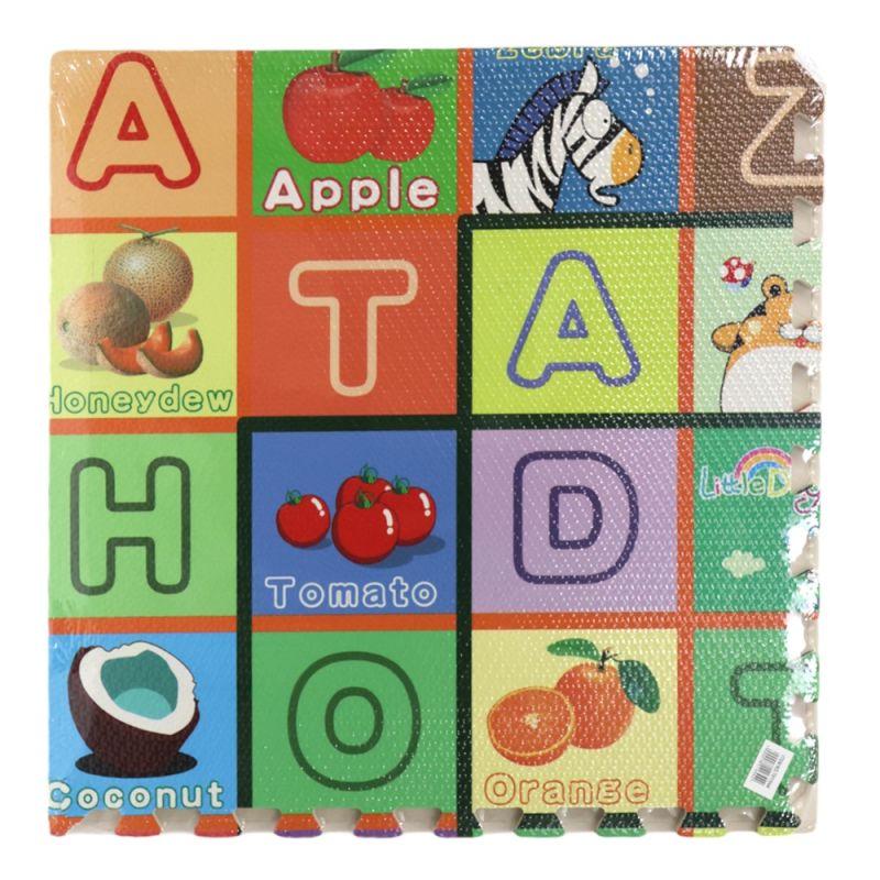Puzzle mat for children, with letters, 60x60 cm, 1 pack | Me