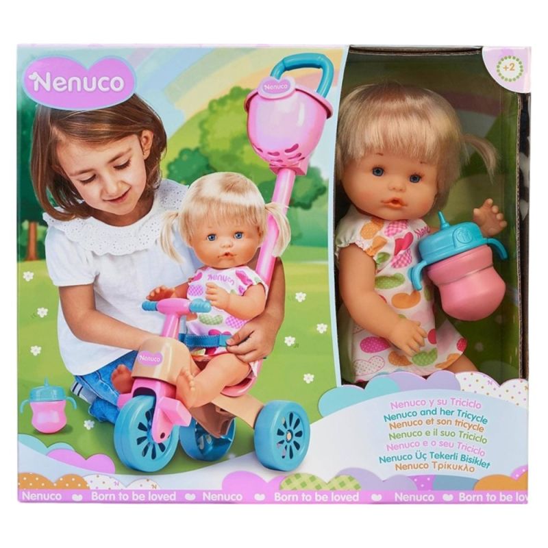 Children's toy, Nenuco, Nenuco and her tricycle, +2 years, 1
