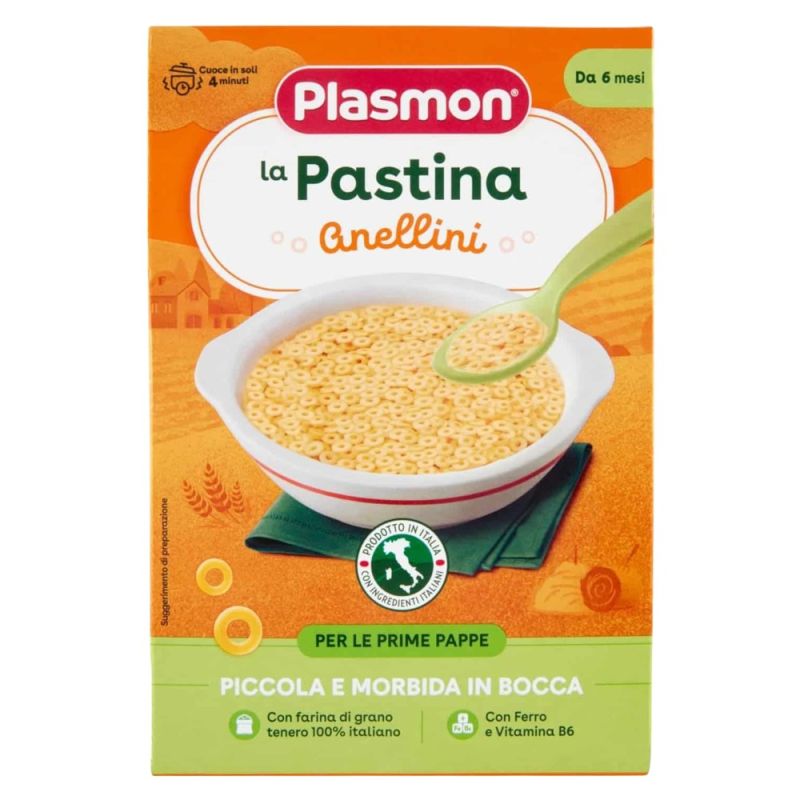 Pasta for children, Plasmon, Anellini, 300 gr, 1 piece | Meg