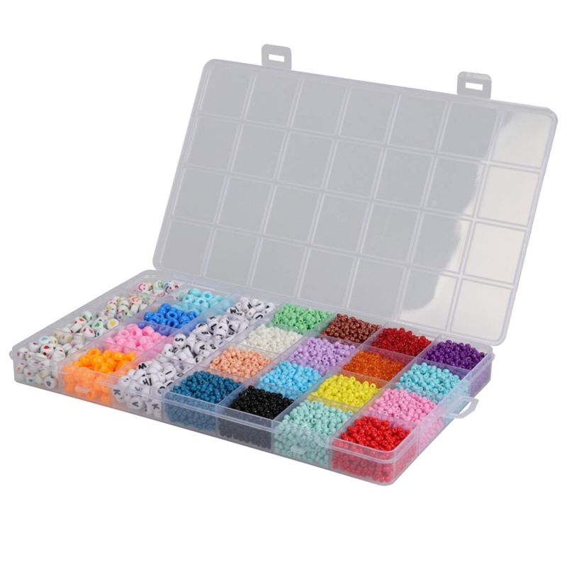 Set of beads, plastic, mixed, 28 models, 1 pack | Megatek