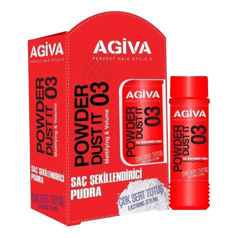 Hair styling powder, Agiva, Styling dust, matte, 20 gr, 1 pi