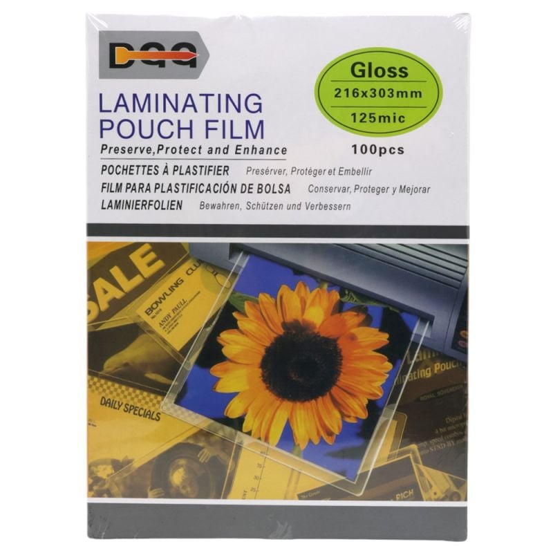 Laminating envelope, A4, 125 mic, 1 pack | Megatek