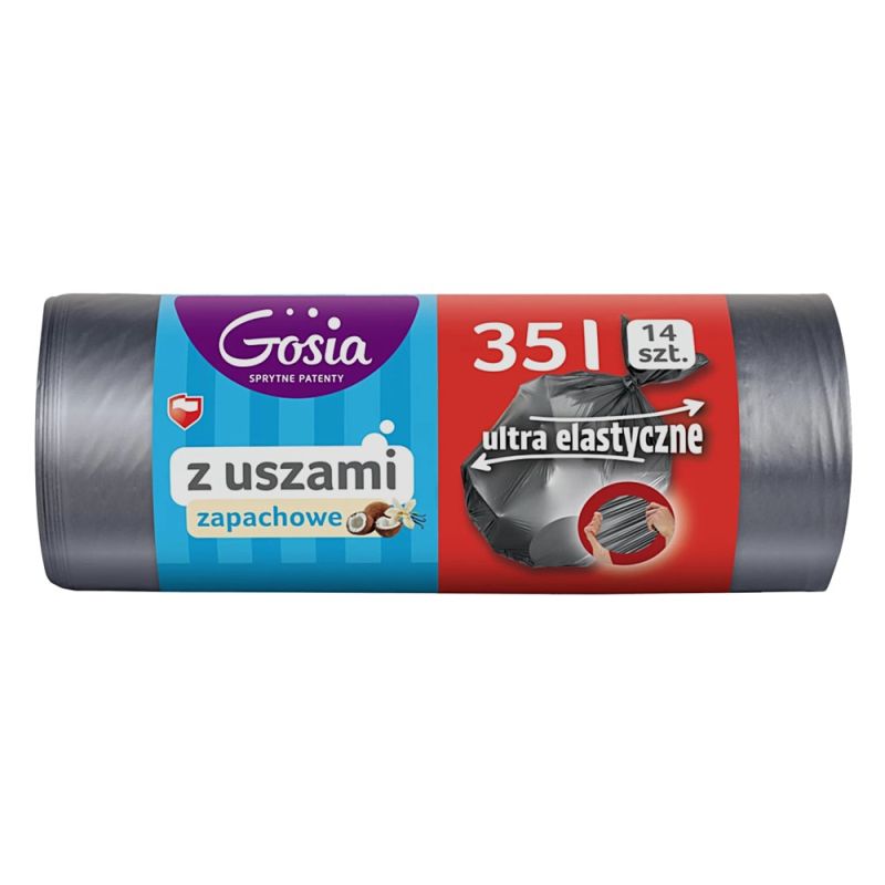 Qese mbeturinash, Gosia, ultra elsatike, 35 L, 1 copë | Mega