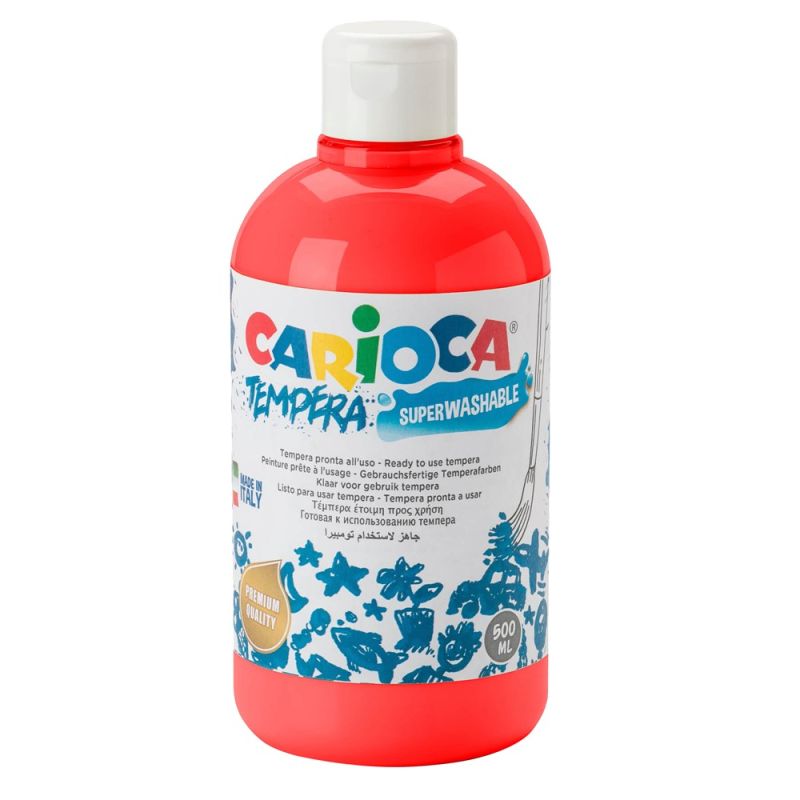 Carioca Ready tempera- bottle 500 ml red KO027/10 | Megatek