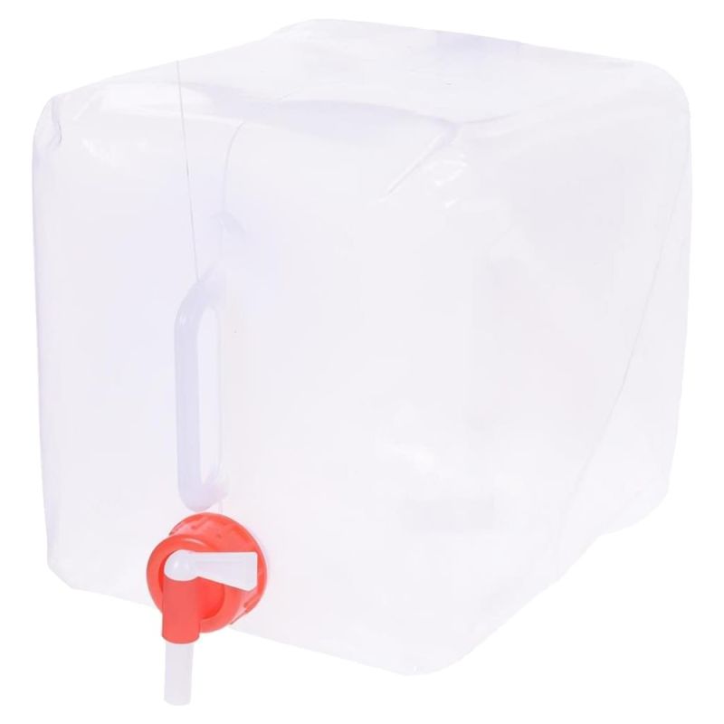 Foldable jerry can, Redcliffs, polyethylene, 5 l, white and