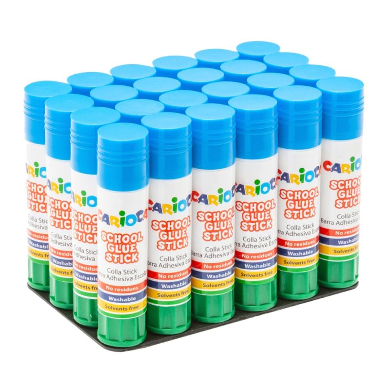 Glue stick, Carioca, plastic, 10 g, green and blue, 1 piece