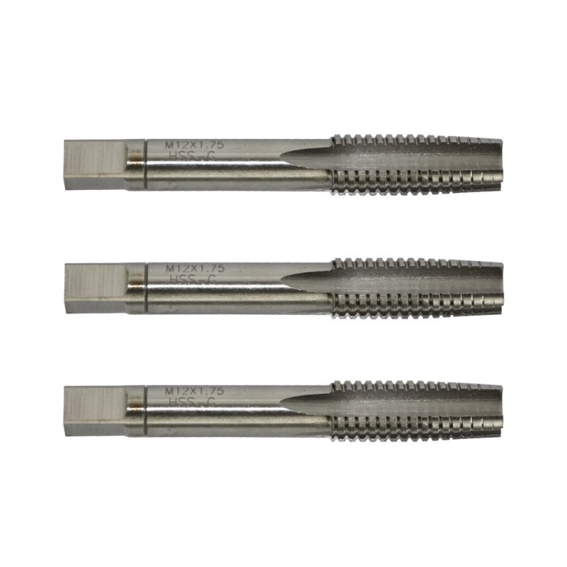 Male threading, steel, 3pass/ hand, 12 mm | Megatek