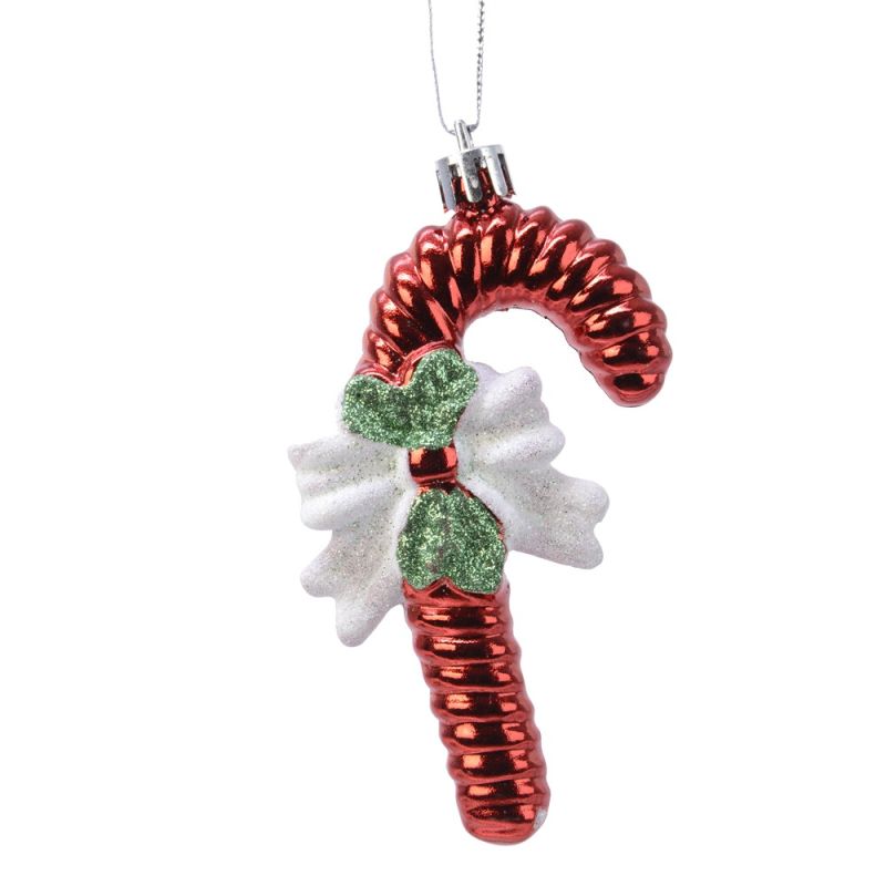 Hanging decorative sugar cane, plastic, different colors, 10