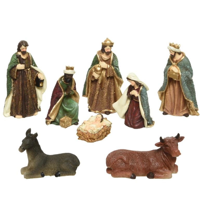 Christmas decoration characters, MDF, different colors, 8.5x