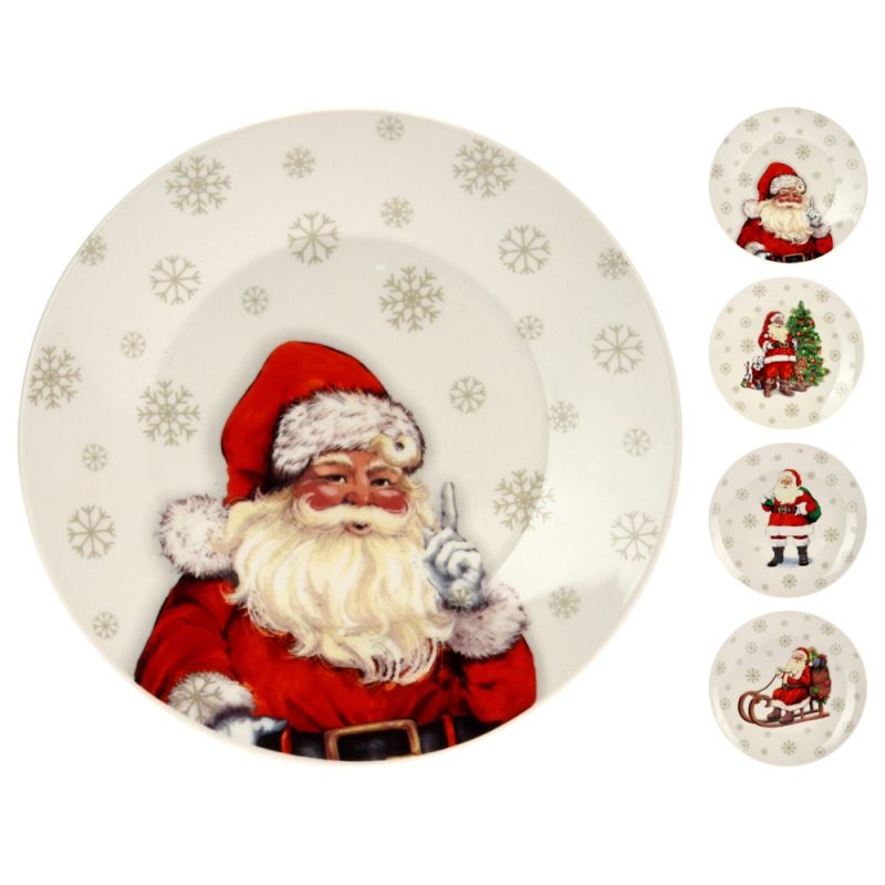Decorative serving plate, porcelain, different colors, Dia.2