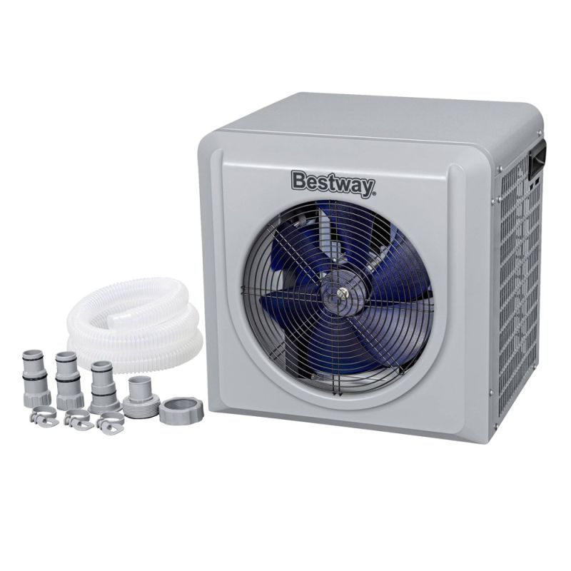Bestway pool heating pump, electric 1.200 w, gray, 2.006L/h,