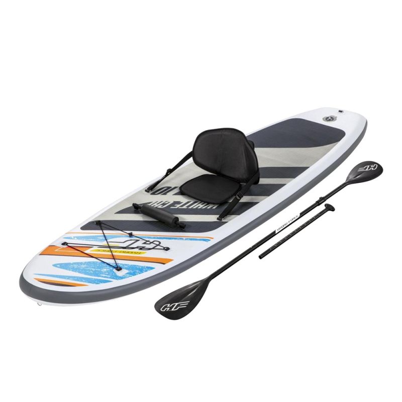 Bestway Hydro-Force paddle board, PVC, white, 305x84x12 cm