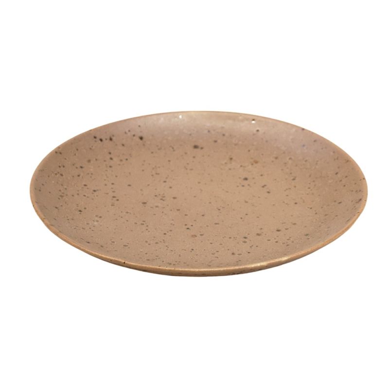 Cake decorating plate, ceramic, beige, Dia.21 cm | Megatek