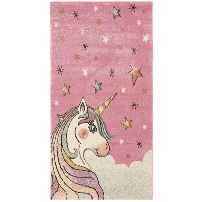 Bond rug, polypropylene, pink, 80x150 cm | Megatek