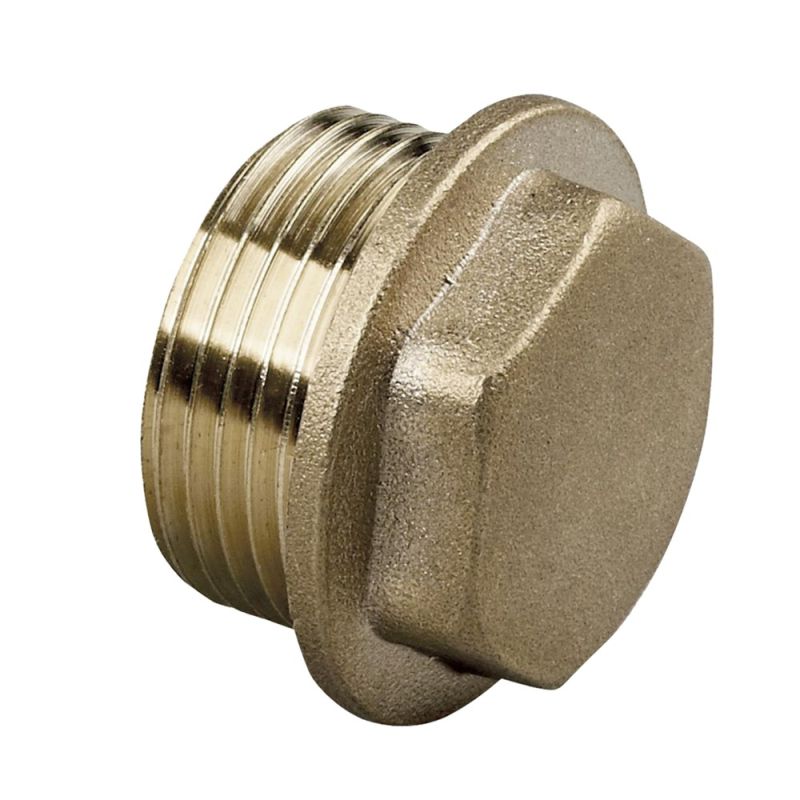 M Brass Threaded Cap 1 1/2 | Megatek