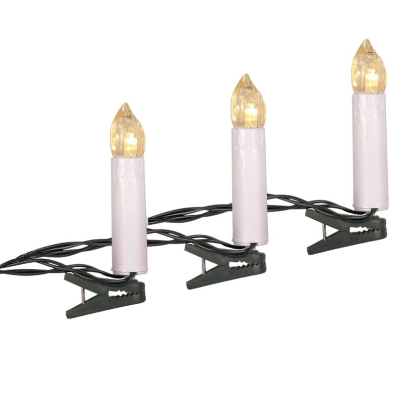Varg dekorues me drita led, 220v, me drita ne forme qiriu, I