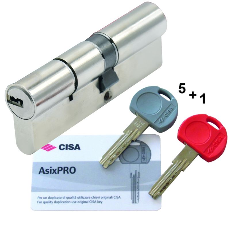 CISA cylinder 40-50 mm, with 5 keys | Megatek