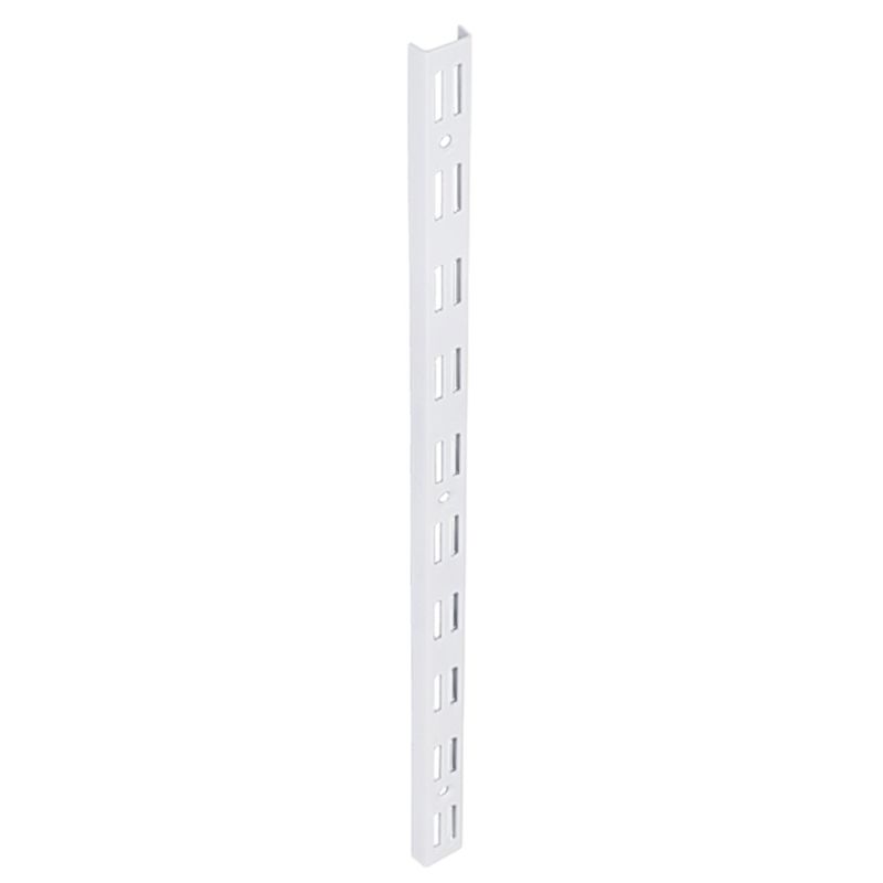 Double slotted upright 1000mm white | Megatek