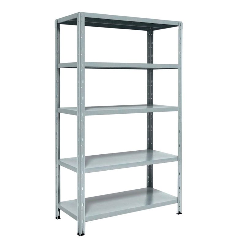 Metal shelf, with interlocking assembly L110xP50xH188 5 leve