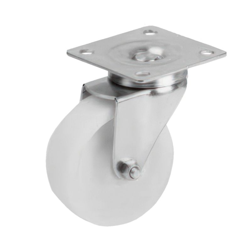 Rotary wheel, without brake, metalic/plastic, Ø 74 mm | Meg