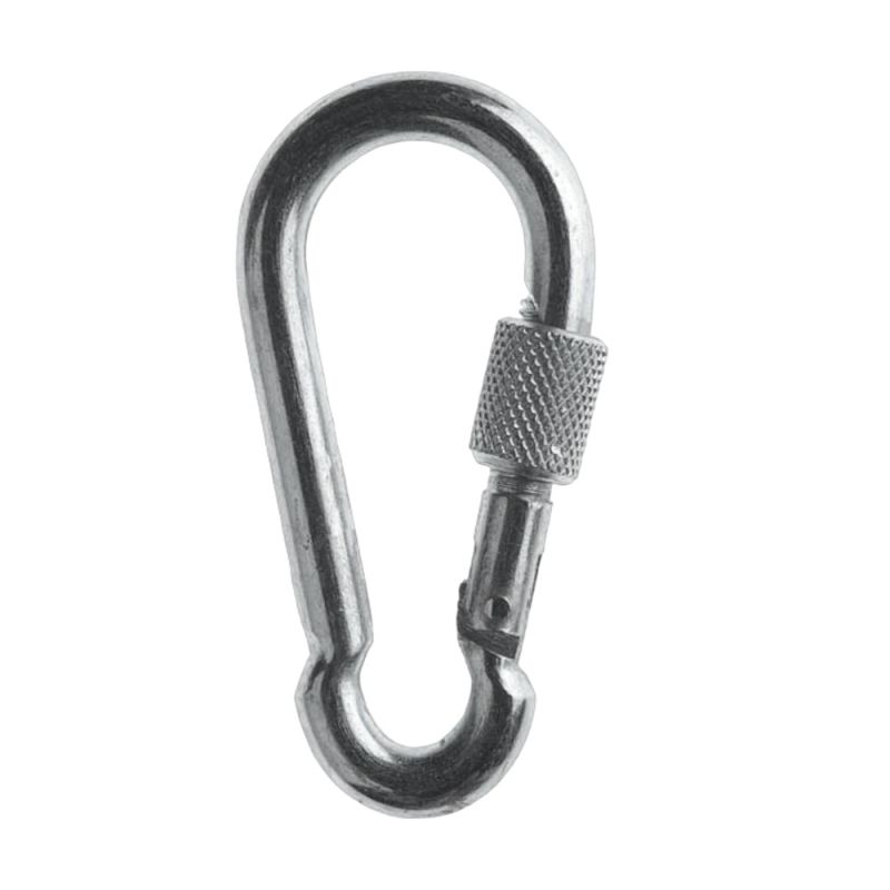 Snap hook with ring nut electro galvanized, 6mm, 6x60mm | Me