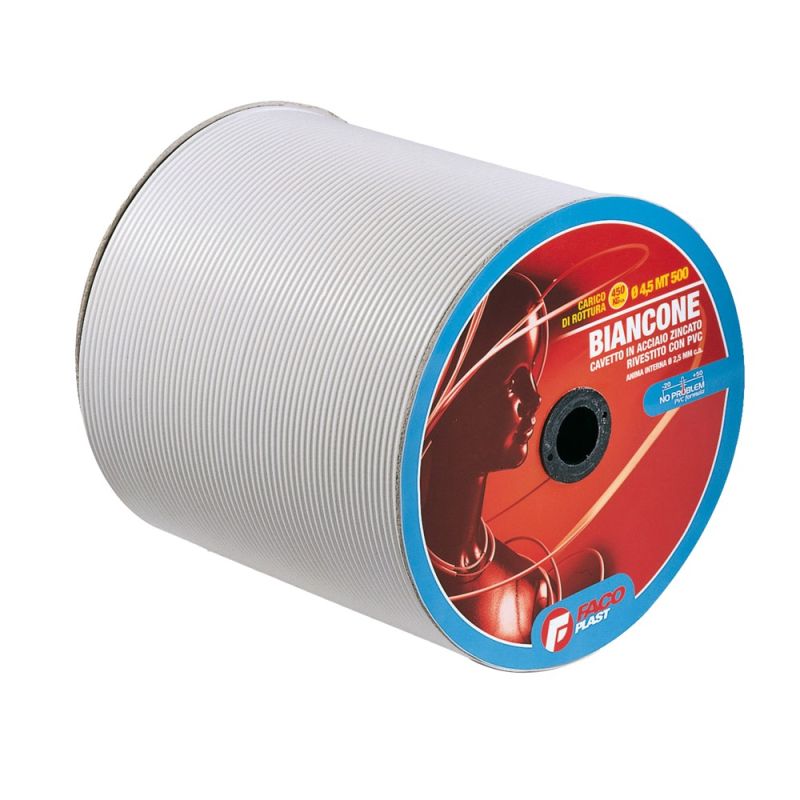 white pvc covered zinc coated steel cable | Megatek