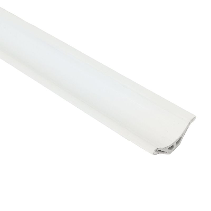 Profile L-shaped with adhesive, PVC white, 23 x 2500 mm | Me