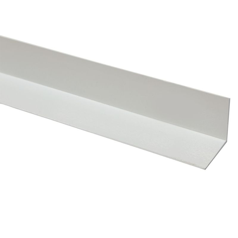 Profile L-shaped, Aluminium white, 30 x 30 mm , 2000 mm | Me