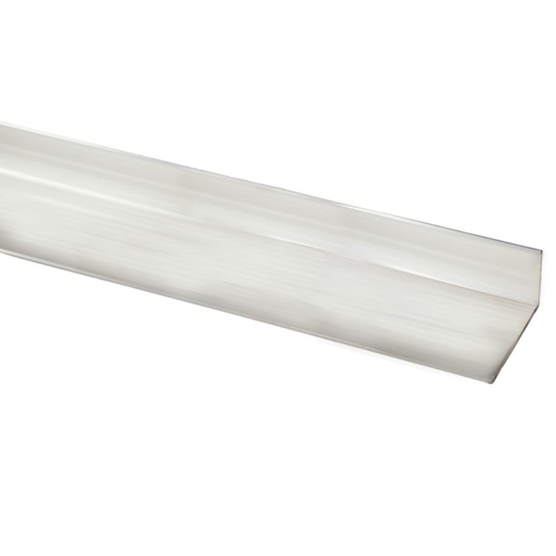 Profile L-shaped, Aluminium chrome plolish, 30 x 15 mm , 200