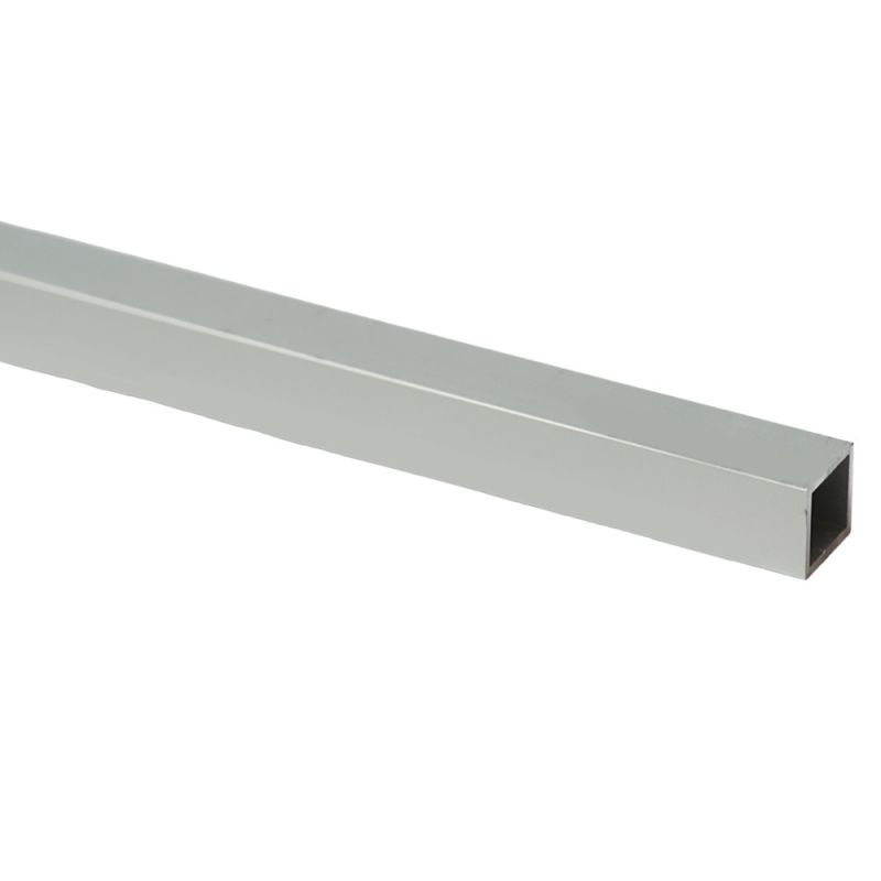 Profile empty square, Aluminium silver, 10 x 10 mm , 2000 mm