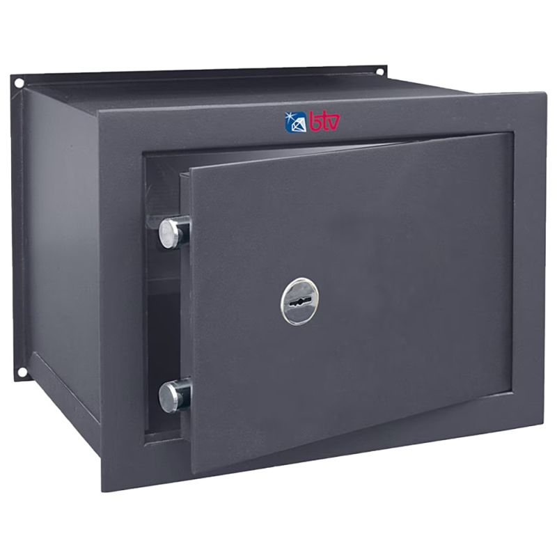 Wall safe, lock, with key, 35 x 26 x 25 cm, wl 3625 | Megate