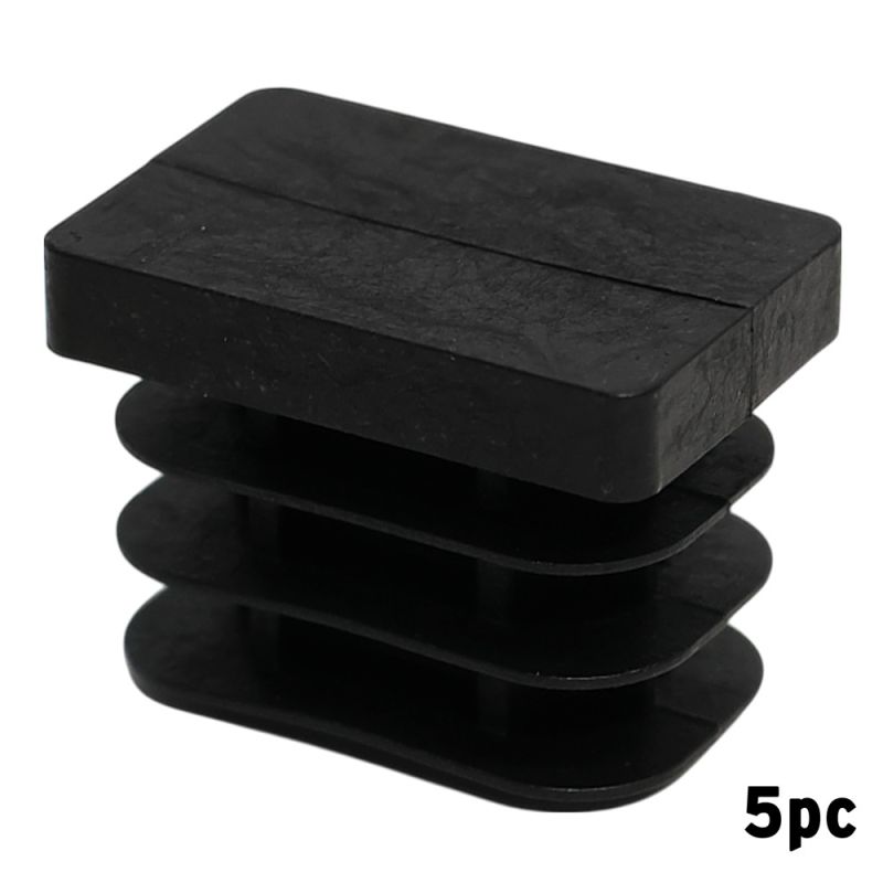 Rectangular end cap for closing metal profiles, dimensions 2