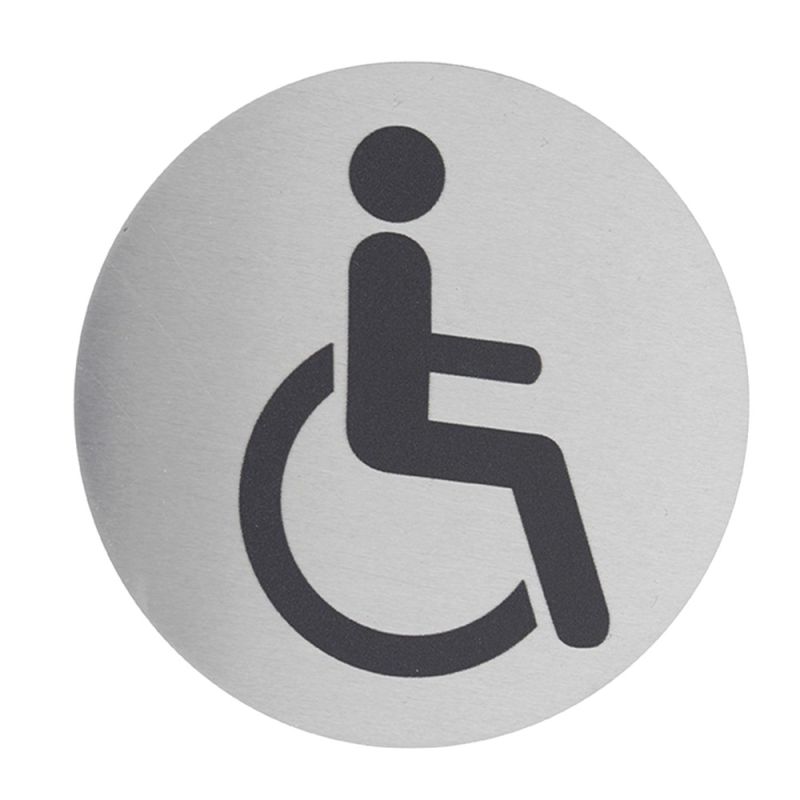 Sign board (for people with disabilities) Ø80 mm | Megatek