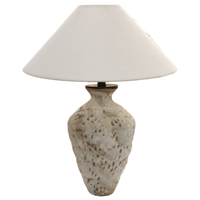 Talbe light, E27, H58cm, white | Megatek