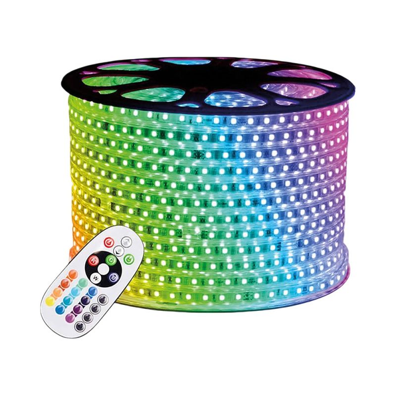 LED strip, RGB, 13W/m, 220V, D.16mm, IP54 | Megatek